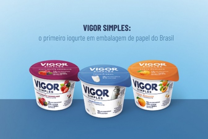Vigor lança iogurte em embalagem de papel: 15 toneladas de plástico ...